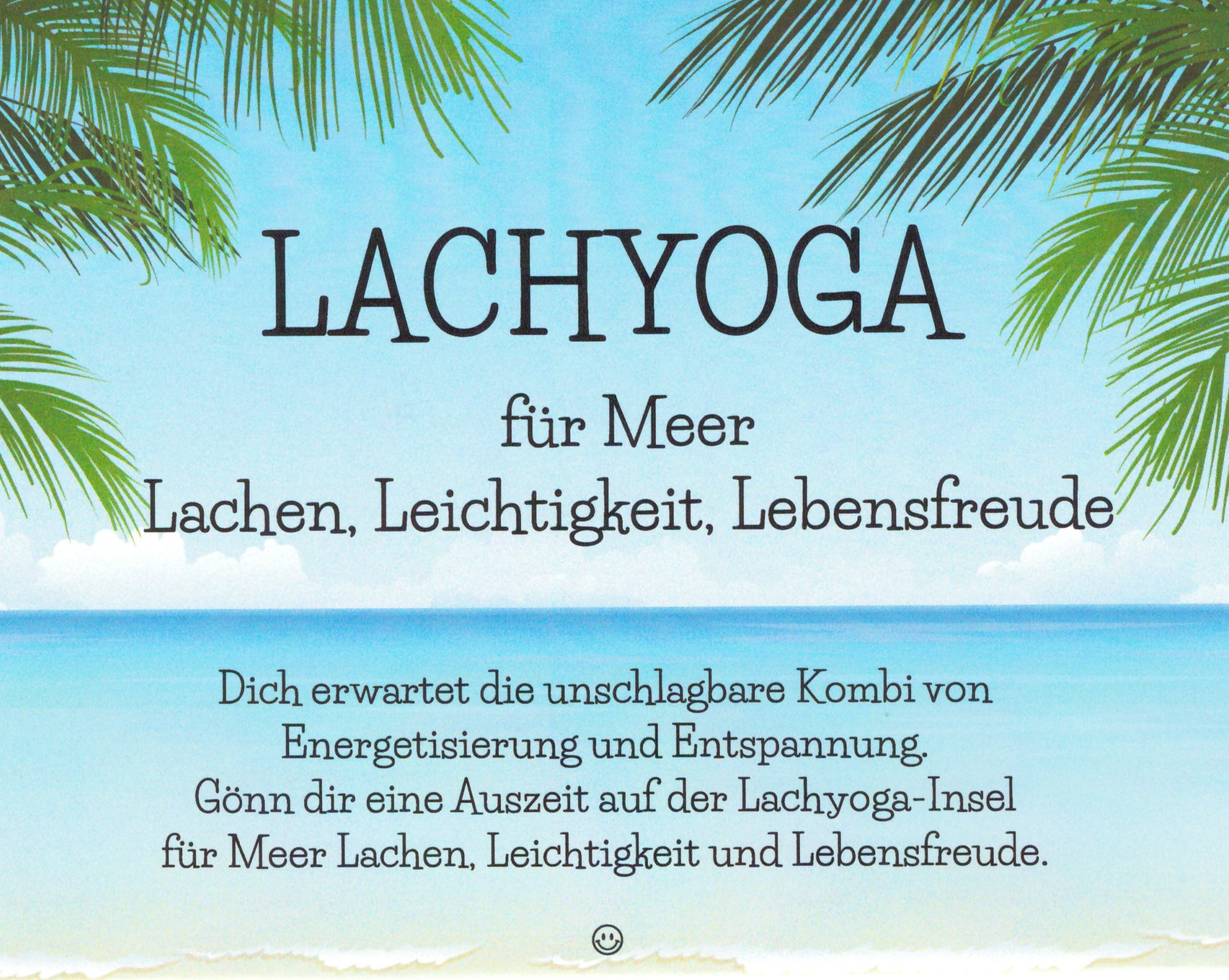 Mein Lachyoga-Angebot
